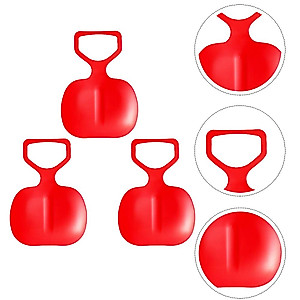 3pcs Snow Sleds Lightweight Flying Carpet Portable Rolling Snow Slider Disc Toy Snow Saucer Sleds for Kids Outdoor