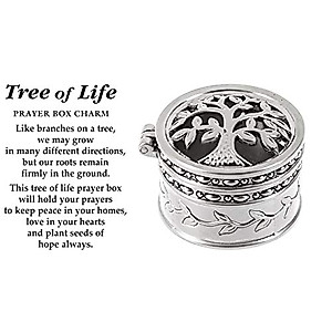 Ganz Tree of Life Prayer Box Charm ~ Peace, Love and Hope