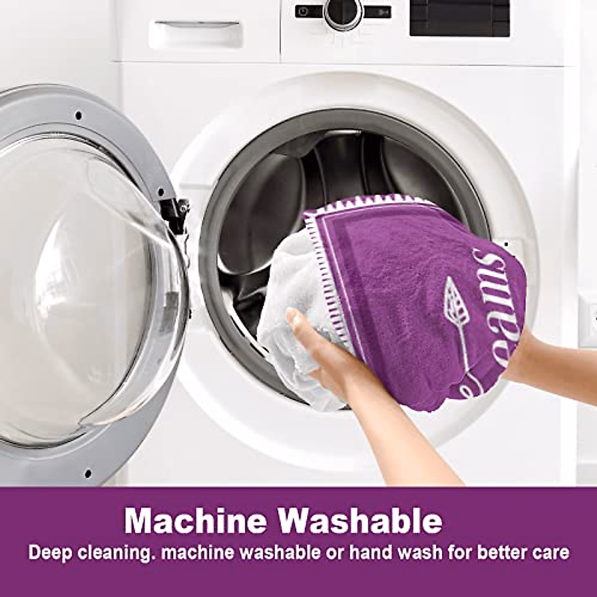 Get Well Soon Gifts, Feel Better Gifts for Women, After Surgery Recovery Gifts for Women, Healing Thoughts Blanket Gifts, Purple Inspirational Positive Energy Flannel Fleece Blanket 60x50inch