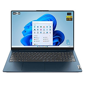 lenovo 2022 Newest Ideapad5 Flagship Laptop: 15.6" FHD Anti-Glare IPS Touchscreen, Dynamic 4-Core Intel i7-1165G7, 16GB RAM, 2TB SSD, Iris Xe, WiFi-6, Backlit-KYB, FP-Reader, USB-C, Win11H, TF