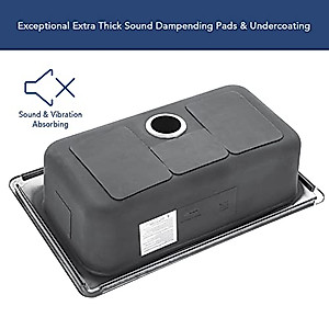 CozyBlock 25 x 22 x 9 Inch Top-mount/Drop-in Stainless Steel Single Bowl Kitchen Sink with Strainer - 18 Gauge Stainless Steel-4 Faucet Hole