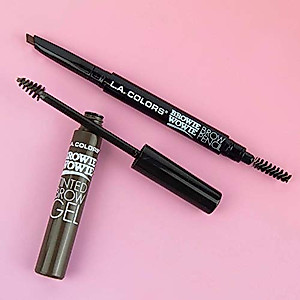 L.A. COLORS Browie Wowie Tinted Brow Gel, Dark Brown CBG413