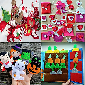 Acrylic Felt Fabric 72" X 36" Felt by The Yard，Wide 1.6mm Thick Acrylic Felt - Soft and Felt Sheets for DIY Arts & Crafts，Cushion, and Padding, DIY Arts & Crafts