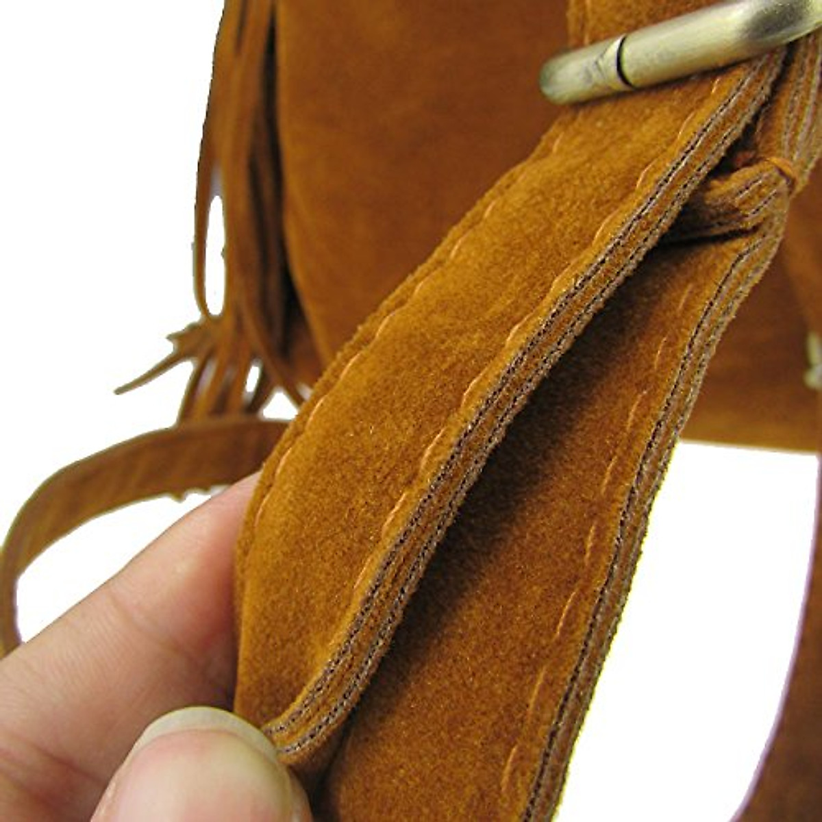 Donalworld Women Tassel Backpack Book Travel Drawstring PU Leather Bag Brown