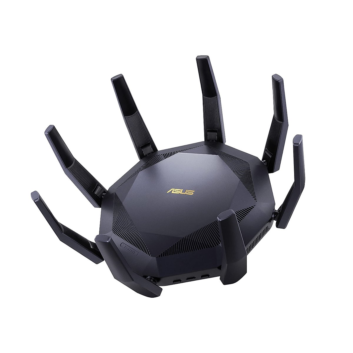 ASUS RT-AX89X (AX6000) Dual Band 12-stream WiFi 6 Extendable Router, Dual 10G Ports, Gaming Port, Mobile Game Mode, Subscription-free Network Security, Instant Guard, VPN, AiMesh Compatible