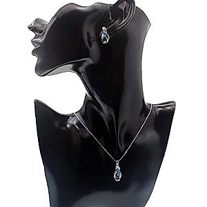 Hermosa Jewelry Sets Australian Created Opal Necklace Earrings Mother's Day Gifts Jewelry for Mom (JS9)