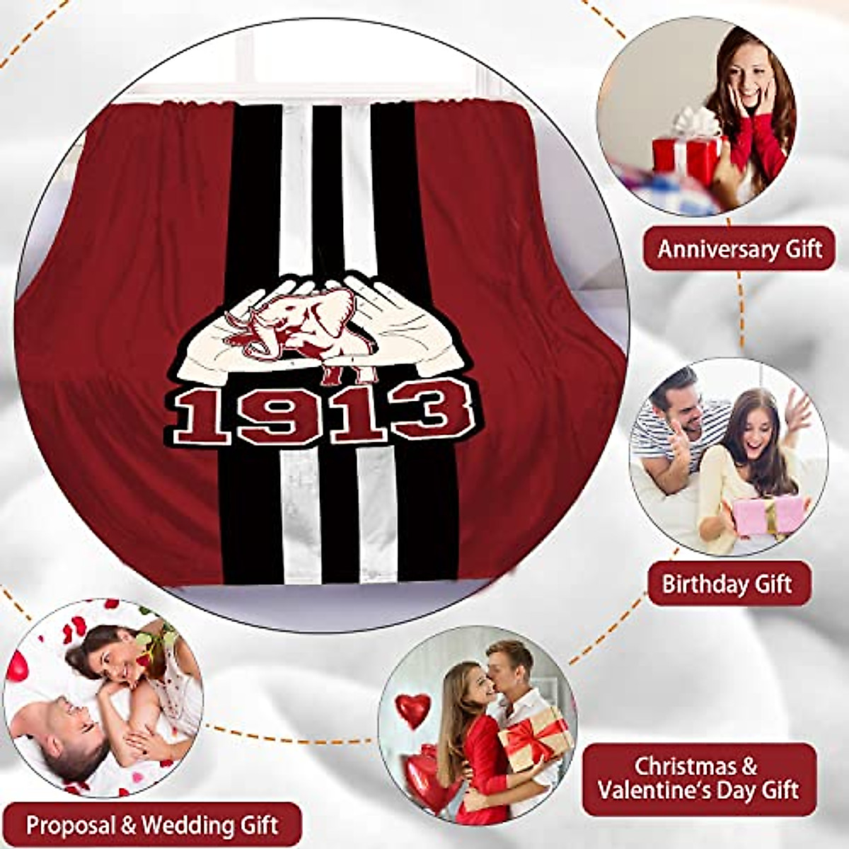 Sorority Gifts for Women Blanket Throw, Big Little Sorority Gifts Paraphernalia Blanket,60x50 Throw Blanket Soft Cozy Plush Blanket for Bed Sofa Living Room Outdoor Birthday Anniversary Graduation