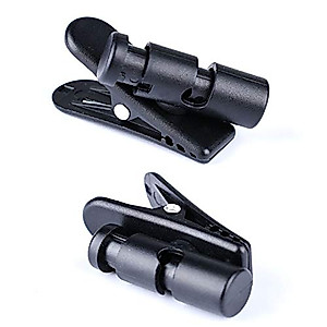 2 Packs Earpiece Headphone Earphone Earbud Cable Clip Clamp Hooks Compatible with Sennheiser IE80S IE800s 334 mis Technica dhc 1.5mm-3mm Flat Cable Clip