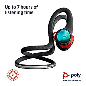 Plantronics - BackBeat FIT 2100 Wireless Bluetooth In Ear Headphones (Poly) - Sweatproof & Waterproof Workout Headphones - Hear Your Surroundings/Train Safely-Connect to your cell phone via Bluetooth