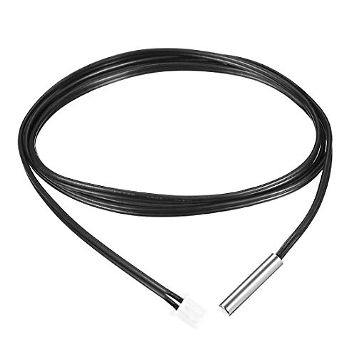 uxcell 200K NTC Thermistor Probe 19.7 Inch Stainless Steel Sensitive Temperature Temp Sensor for Air Conditioner
