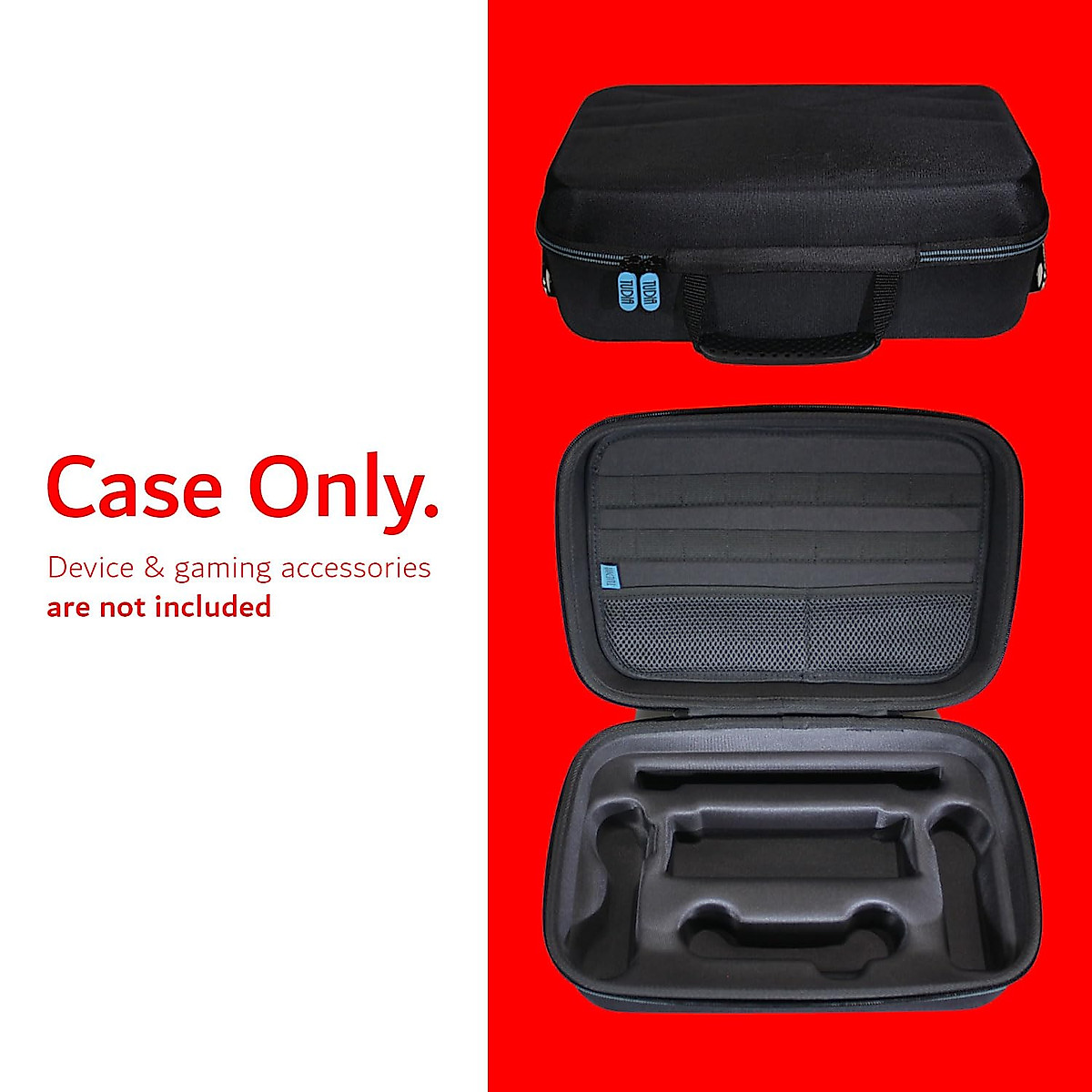 TUDIA EVA Carrying Travel Case Compatible with Nintendo Switch, Fits Nintendo Switch Dock, Console, Pro Controller, Joy Cons, Game Cards, Cables & Accessories (Black)