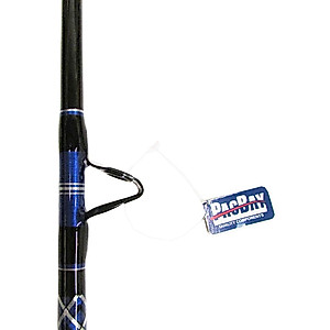 Xcaliber Marine Pair of (2) Inshore Series 6' 20-40 lb Saltwater Boat RODS (Blue and Silver)