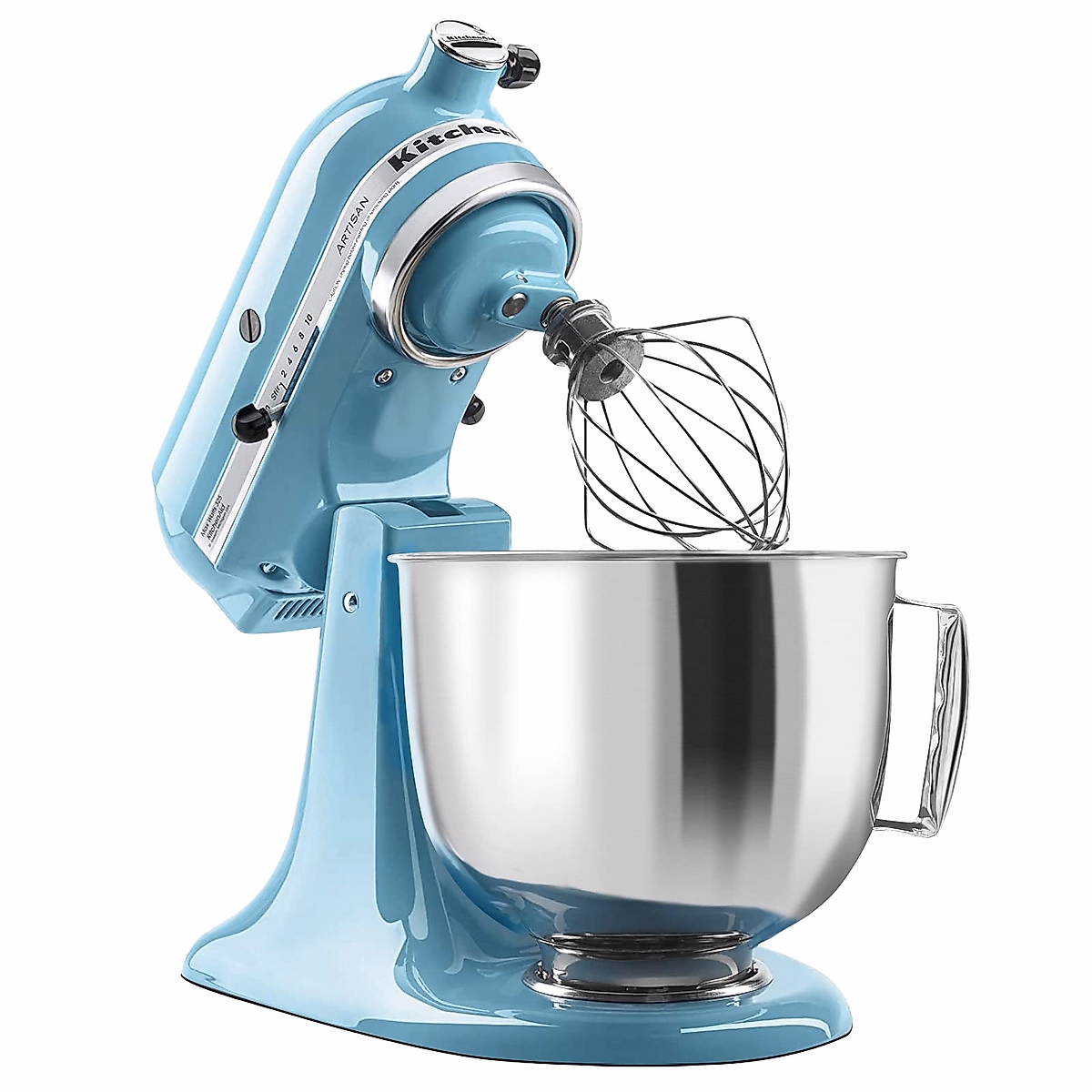 Kltchonald Stainless Steel Bowl,5 QT,Silver,Polished,Compatible with Kitchenaid Artisan&Classic Series,1 Pcs Kit