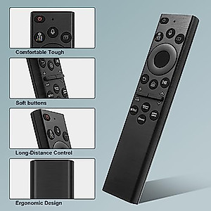 BN59-01385A Voice Remote Replacement for Samsung Smart TV Remote, Compatible with Smasung Frame TV Remote, for Most 2018 to 2023 Smasung Crystal UHD QLED The Frame QLED 4K 8K Smart TV