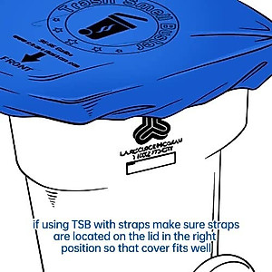 Trash Smell Buster, Trash Can Cover, Odor Eliminating Bag with Elastic Rubber Band, Eliminates Odor from Trash, Durable, Effective, Chemicals Free, 32 Gallon Size, 3 Covers