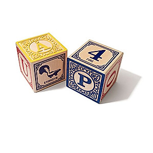 Uncle Goose Norwegian Alphabet Wooden Blocks - Made in the USA