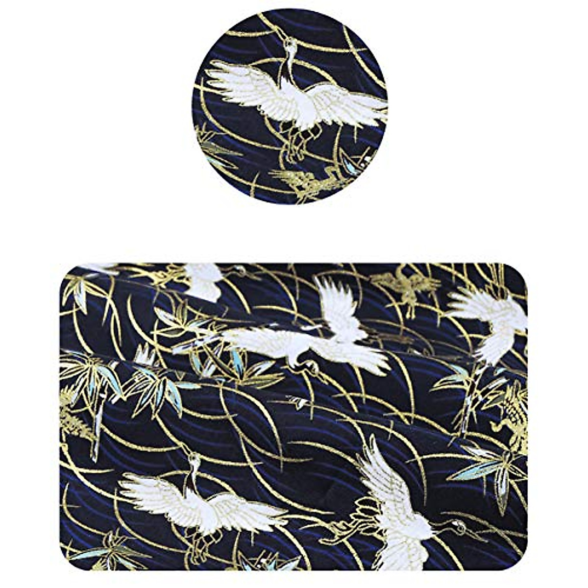 5PCS Cotton Craft Fabric 25x25 cm, Cute Japanese Style Cotton Wrapping Cloth Squares Quilting Fabric, Bundles of Fabric for DIY Patchwork Sewing (G#)