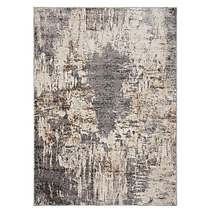 LUXE WEAVERS Artistic Area Rug, Gray-Gray 9x12