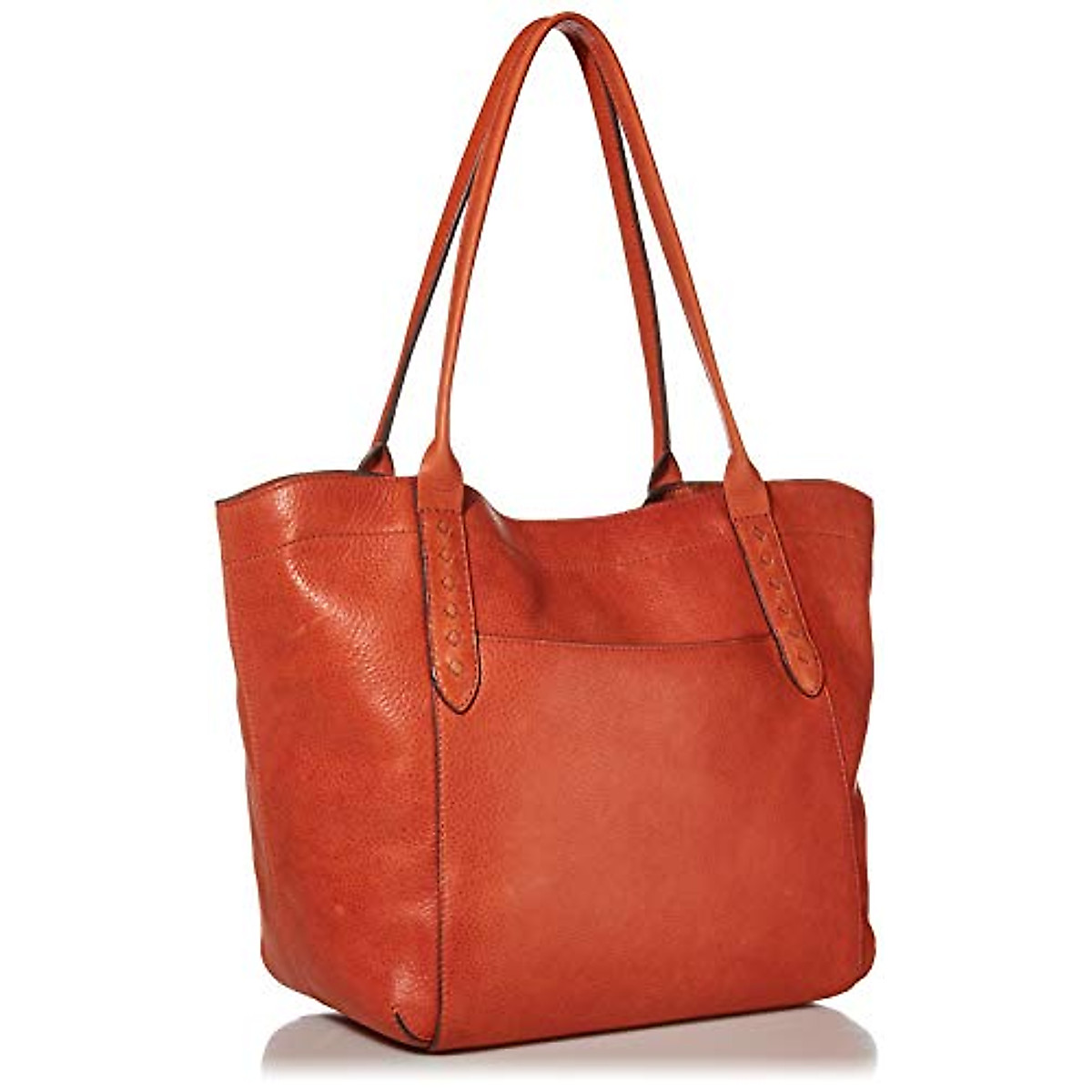 Frye womens Reed Shoulder Tote Bag, Burnt Orange, One Size US