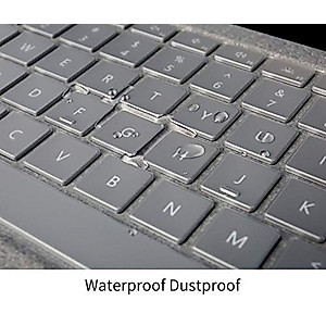 Premium Ultra Thin Keyboard Cover for Microsoft Surface Laptop 2 2018, Surface Laptop 2017, Surface Book 3/2/1 13.5 and 15 inch, Surface Laptop Accessories(NOT Fit for Surface Laptop 3), US Layout