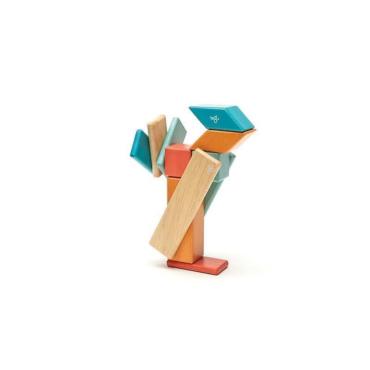 14 Piece Tegu Magnetic Wooden Block Set, Sunset