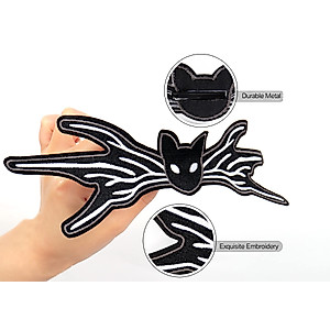 C-ZOFEK Headwear Black White Stripe Gothic Halloween Cosplay Headwear (Black)