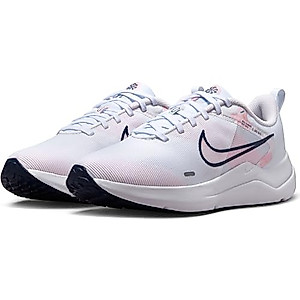 Nike Women's Sneaker Shoes, White/Midnight Navy-Pearl Pink-Football Grey-Coral Chalk, 40 EU