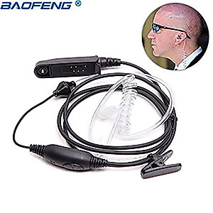 BaoFeng UV-9R Waterproof Covert Air Acoustic Tube Earpiece Earphone Headset for BaoFeng UV-XR A-58 UV-5RWP GT-3WP BF-9700 Waterproof Transceiver Two-Way Radio