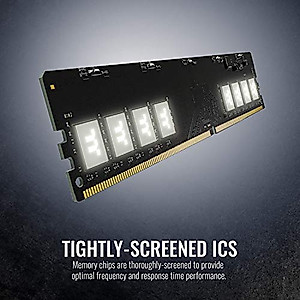 Thermaltake TOUGHRAM RC DDR4 4400MHz C19 16GB (8GB x 2) Memory Intel XMP 2.0 Ready with Real-Time Performance Monitoring Software RA24D408GX2-4400C19A
