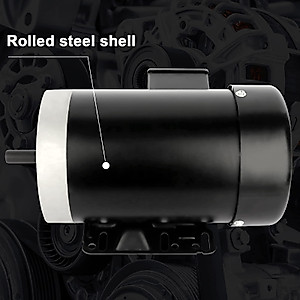 3HP Electric Motor 3450RPM General Purpose Three Phase Motor 230V/460V CW/CCW TEFC 2Pole 60HZ