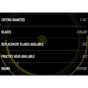 NEW ARCHERY PRODUCTS Spitfire Edge 100 Grain 1.75" Cutting Diameter 3-Blade Durable Precise Rear-Deploying Bow Hunting Broadhead - 3 Pack