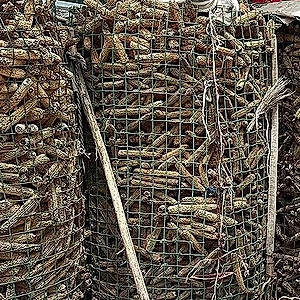 Outdoor Compost Bin, 2Pcs Large Expandable Garden Wire Compost Tumbler Bin for Composting Yard Waste, Kitchen Scraps, Grass Clippings(24in)