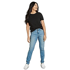 Jockey Women's Casualwear 100% Organic Cotton T-Shirt, Black, S