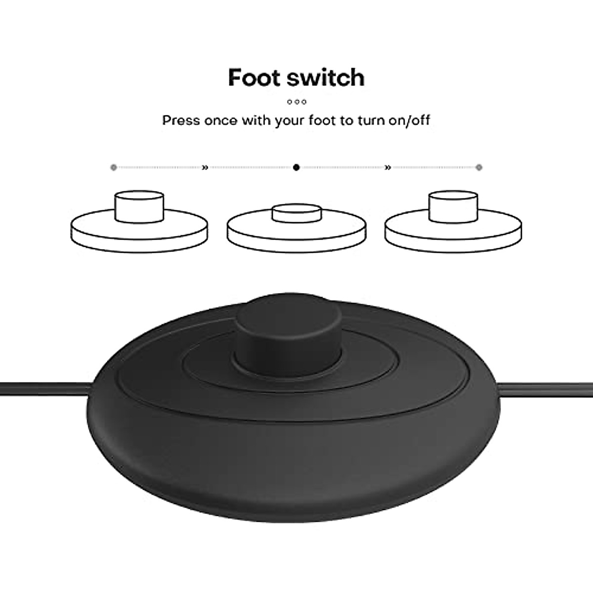 LamQee Modern Arc Floor Lamp 72.7" Tall Standing Hanging Lamp Chrome Finished Arched Floor Lamp with Marble Base for Living Room Bedroom Study Reading Office