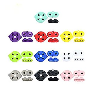 Jayamer Silicone Conductive Rubber Pad for GBC Game Boy Color Console Button Pads (Clear)