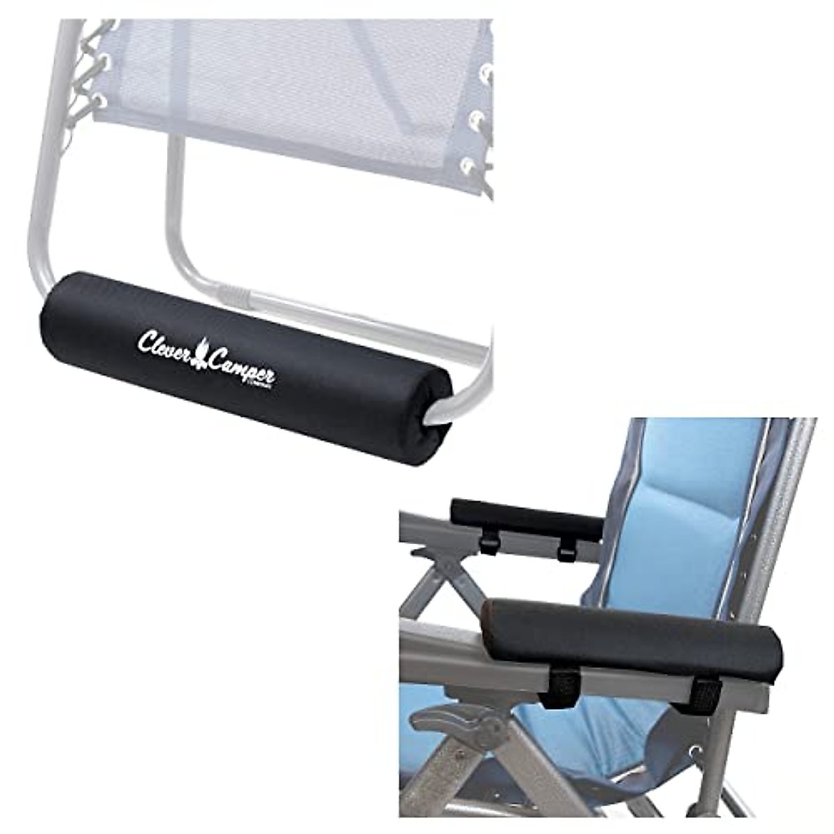 Zero Gravity Chair Cushion for Foot Rest Bundle with Arm Rest-Standard Size