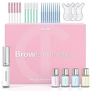 Brow Lamination Kit by CICI | Professional Instant DIY Eyebrow Lamination Lift Kit with Keratin Conditioning for Fuller, Thicker, Beautiful Brows | Easy to Use & Long Lasting Results