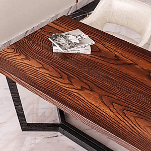 Livelynine Cherry Wood Contact Paper for Cabinets Desk Table Top Peel and Stick Cabinet Covering Mahogany Wood Grain Wallpaper Adhesive Liner Laminate Sheet Veneer Furniture Vinyl Wrap 15.8X78.8