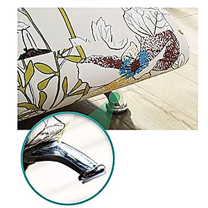 LLLY Folding Lazy Sofa, Thick Beanbag Chair, Good Flexibility, Easy to Move, Stainless Steel Sofa Legs (Color : E)