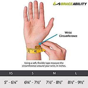 BraceAbility Thumb & Wrist Spica Splint | De Quervain's Tenosynovitis Long Stabilizer Brace for Tendonitis, Arthritis & Sprains Forearm Support Cast (XS - Left Hand)