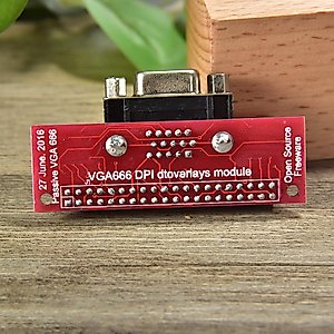 Comimark 1Pcs Gert-VGA 666 VGA666 Module Adapter Board for Raspberry Pi 3 B 2 Model B+ A+