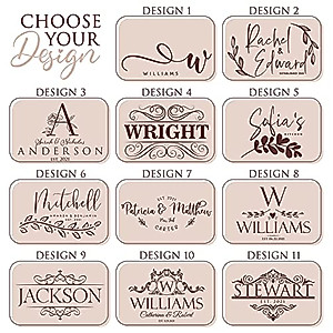 Personalized Cutting Board, 11 Designs, 5 Wood Styles Cutting Board - Wedding Gifts for Couple, Housewarming Gifts, Personalized Gifts for Mom and Dad, Grandma Gifts, Engraved Kitchen Sign