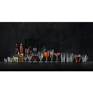 Nachtmann Noblesse Collection 7.4” Cocktail and Wine Glasses, Made of Fine Crystal Glass, White or Red Wine Glasses, 12.5-Ounces, Dishwasher Safe, Set of 4