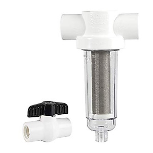 PLUMB eeze 1 inch Slip in-line T-Screen Filter with 140 Mesh