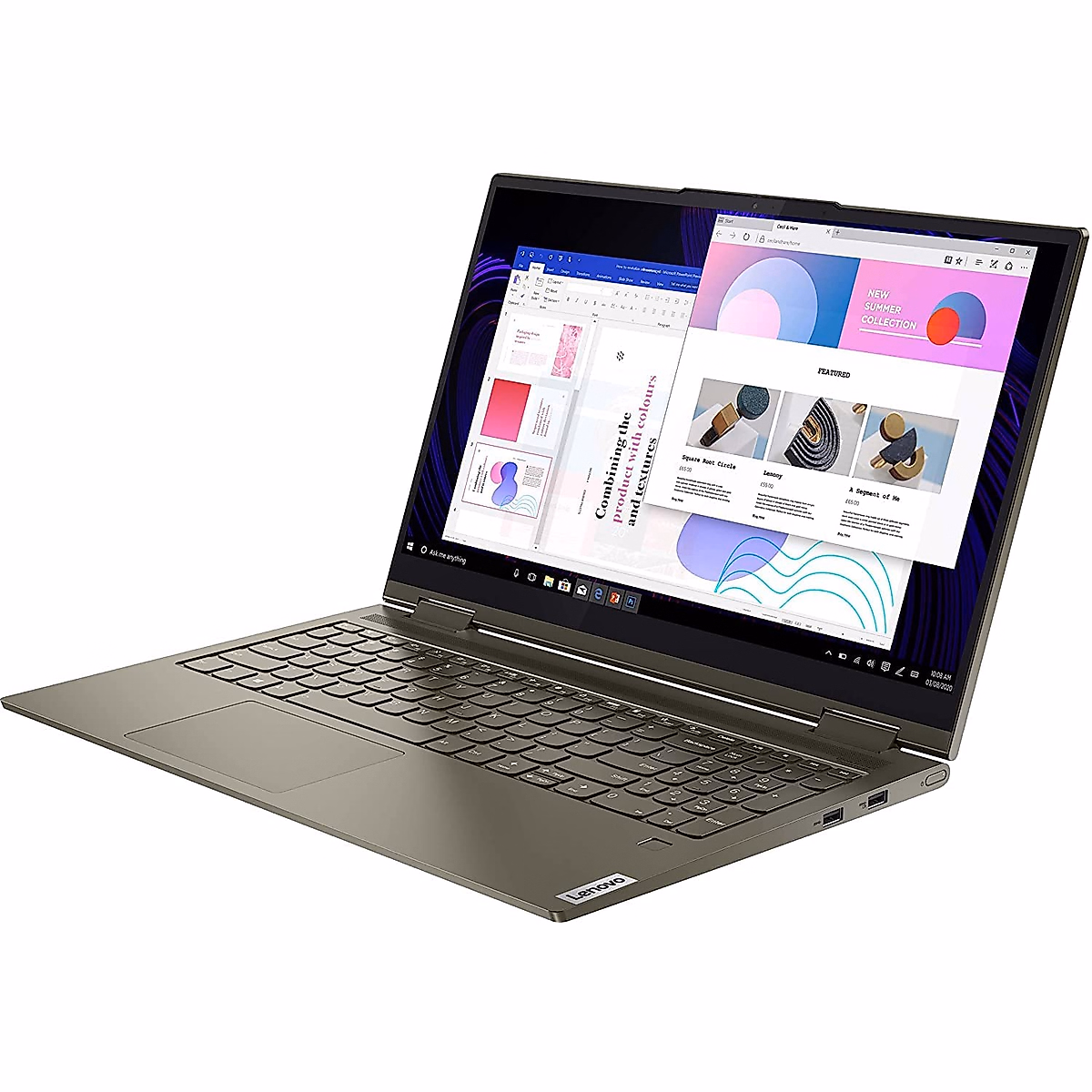 2022 Newest Lenovo Yoga 7i 2-in-1 15.6" FHD Touch Screen Premium Laptop | 11th Gen Intel Core i7-1165G7 | 12GB RAM | 1TB SSD | Backlit Keyboard | Fingerprint | Windows 11 | with Stylus Pen Bundle