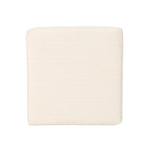 Christopher Knight Home Santa Rosa Outdoor 16" Wicker Ottoman Seat with Water Resistant Cushion, Multibrown / Beige