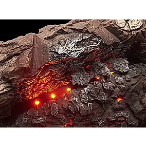 Napoleon Woodland 18 inch Freestanding Electric Fireplace Log Set - Black, NEFI18H