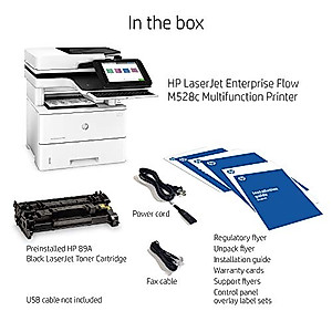 HP LaserJet Enterprise MFP M528c Monochrome All-in-One Printer with built-in Ethernet & 2-sided printing (1PV66A)