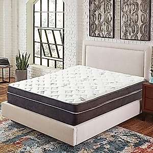 Nutan 12-Inch Euro Top Firm Foam Encased innerspring Mattress/Orthopedic Support for A Restful Night,King Size