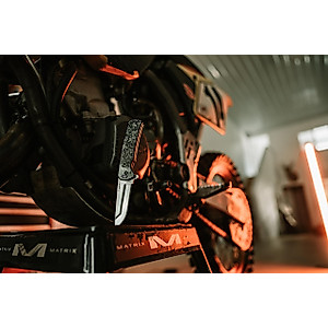 OUTDOOR EDGE RAZOR VX5 | Replaceable Blade EDC Flipper Folding Pocket Knife | 3" Blade, Ceramic Ball Bearings, Carbon Fiber Handle, Reversible Pocket Clip | Outdoor, Camping, Survival, Utility